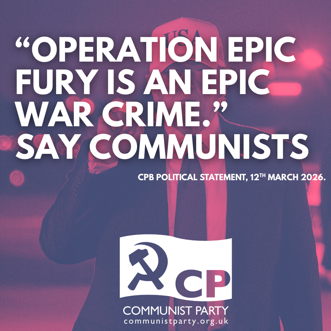 Communists say: Operation Epic Fury is an epic war crime. - Communist ...